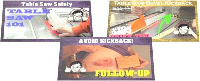 Table saw safety by Stumpy Nubs. | IDEAL TOOLS